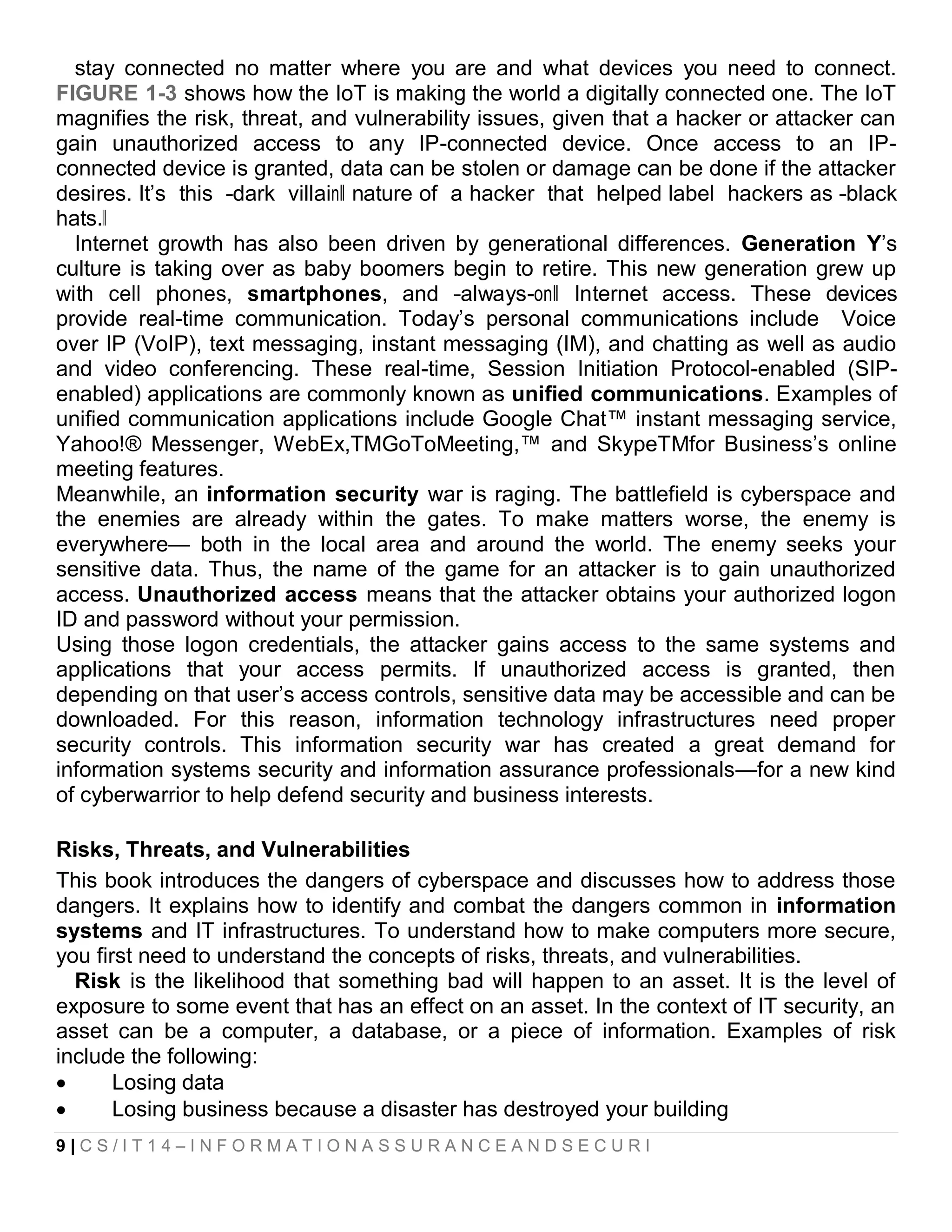 Information Assurance And Security 1 Pdf Information And Network Security Computing