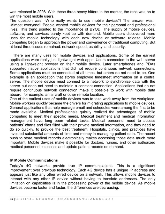Information Assurance And Security 1 Pdf Information And Network Security Computing