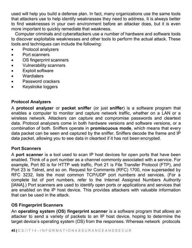 Information Assurance And Security 1 Pdf Information And Network Security Computing
