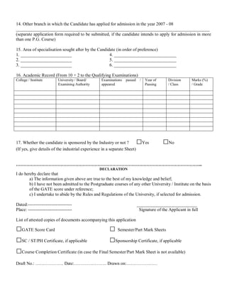 Information brochure with application form it 2007 2 | PDF ...