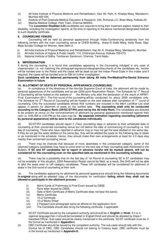 AIPMT 2011 Counselling | PDF