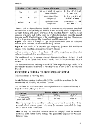 Information bulletin net exam | PDF