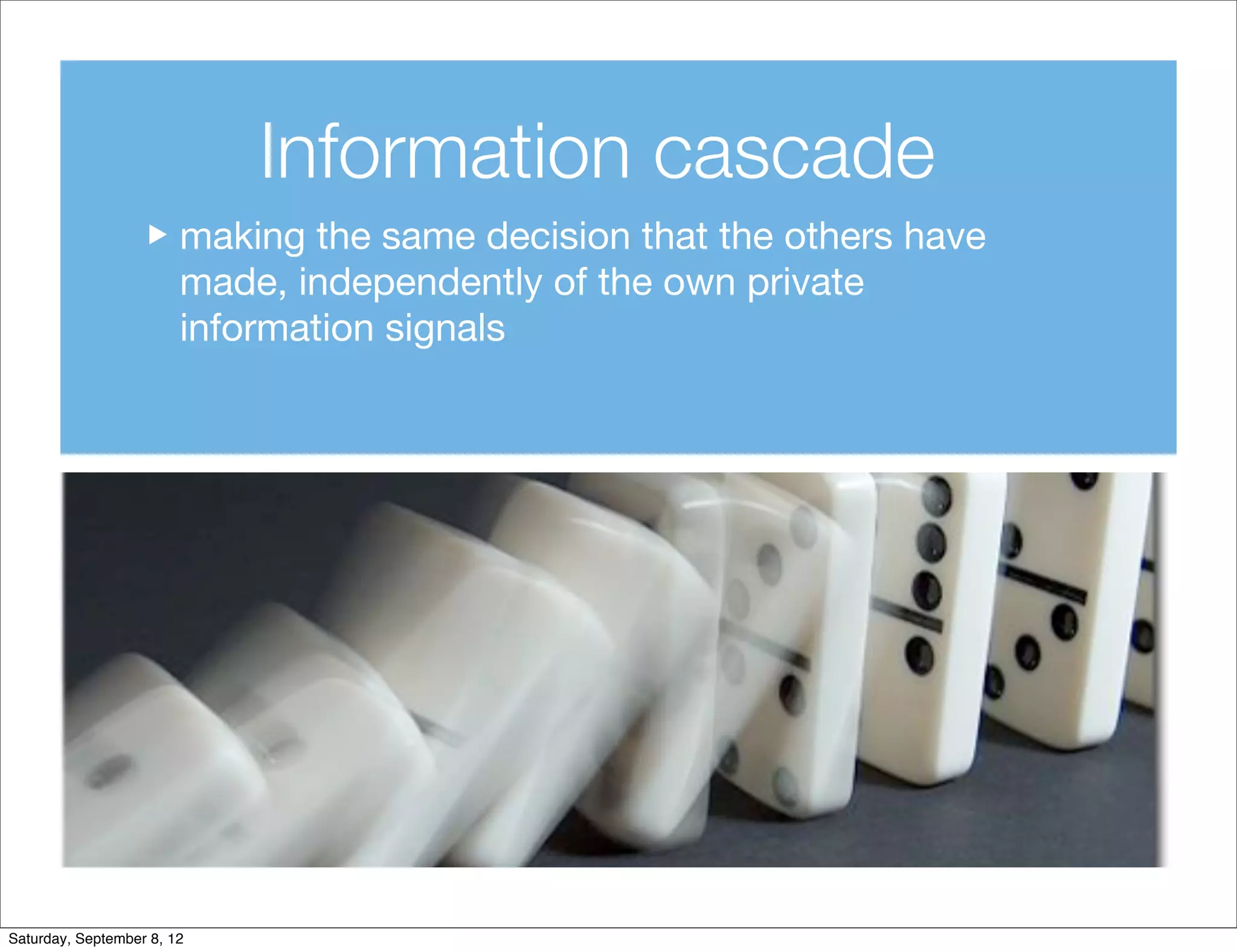 Information cascades | PDF