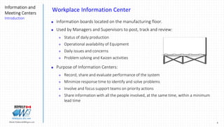 Information centers and meeting areas | PPT