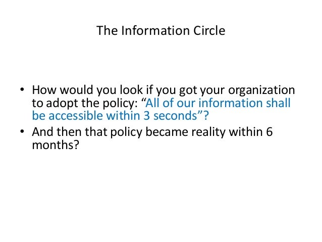 Information circle