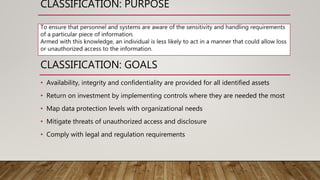 Information classification | PPTX