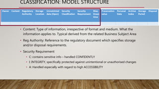 Information classification | PPTX | Databases | Computer Software and ...
