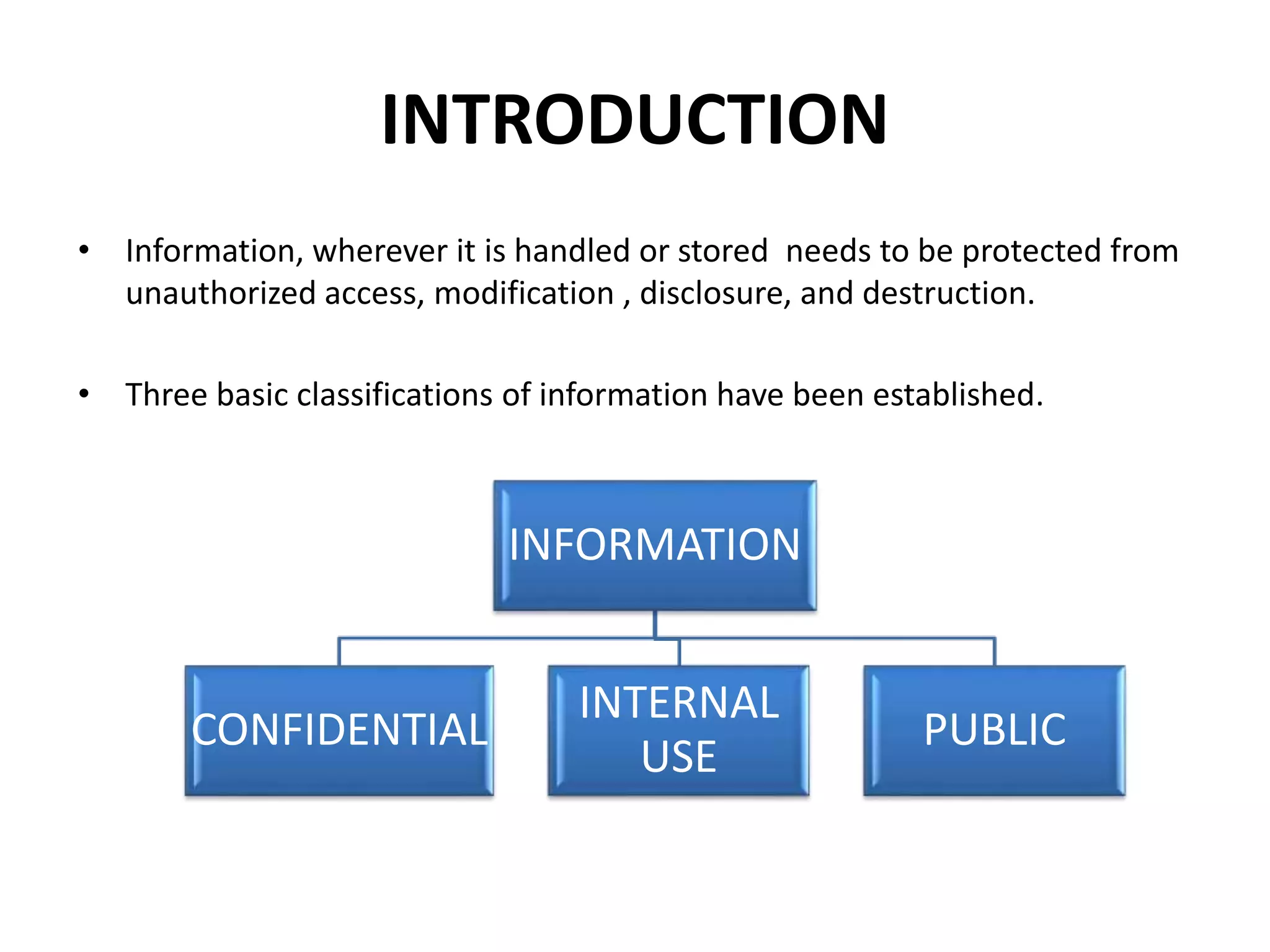 Information classification | PPTX