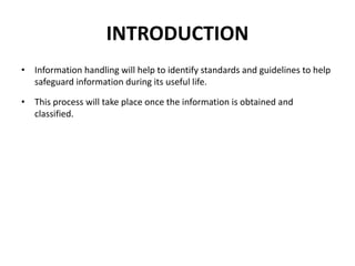 Information classification | PPTX