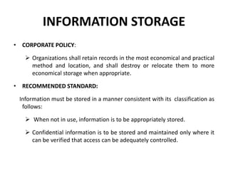 Information classification | PPTX