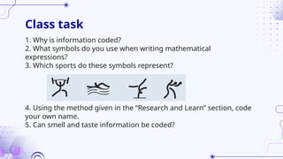 Understanding Information Coding: Methods, Symbols, and Practical Daily ...