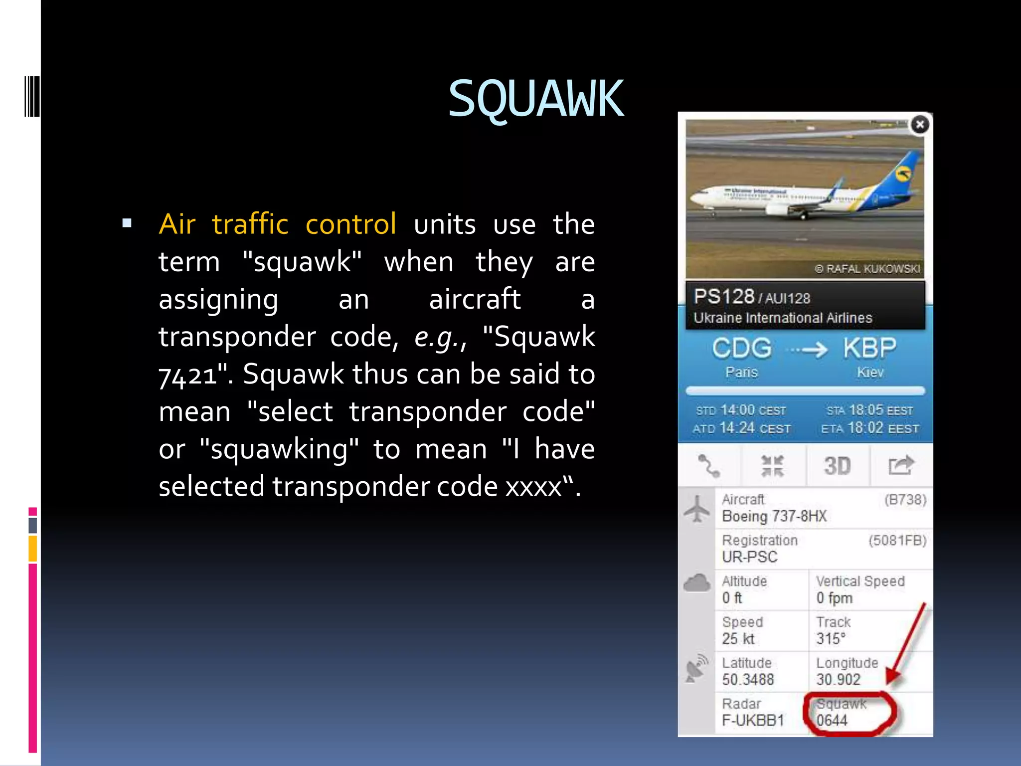 Information coding in aircraft transponders | PPT