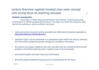 Data Science Lecture: Overview and Information Collateral | PDF | Web ...