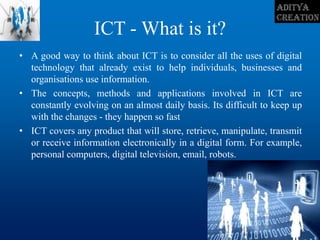 Information communication technology | PPTX