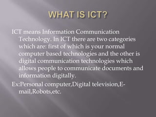 Information&communication technology | PPTX