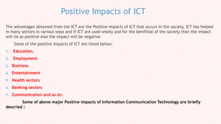 Information communication technology | PPTX