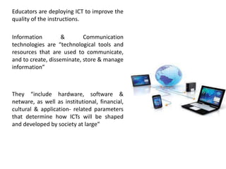 INFORMATION COMMUNICATION TECHNOLOGY.pptx