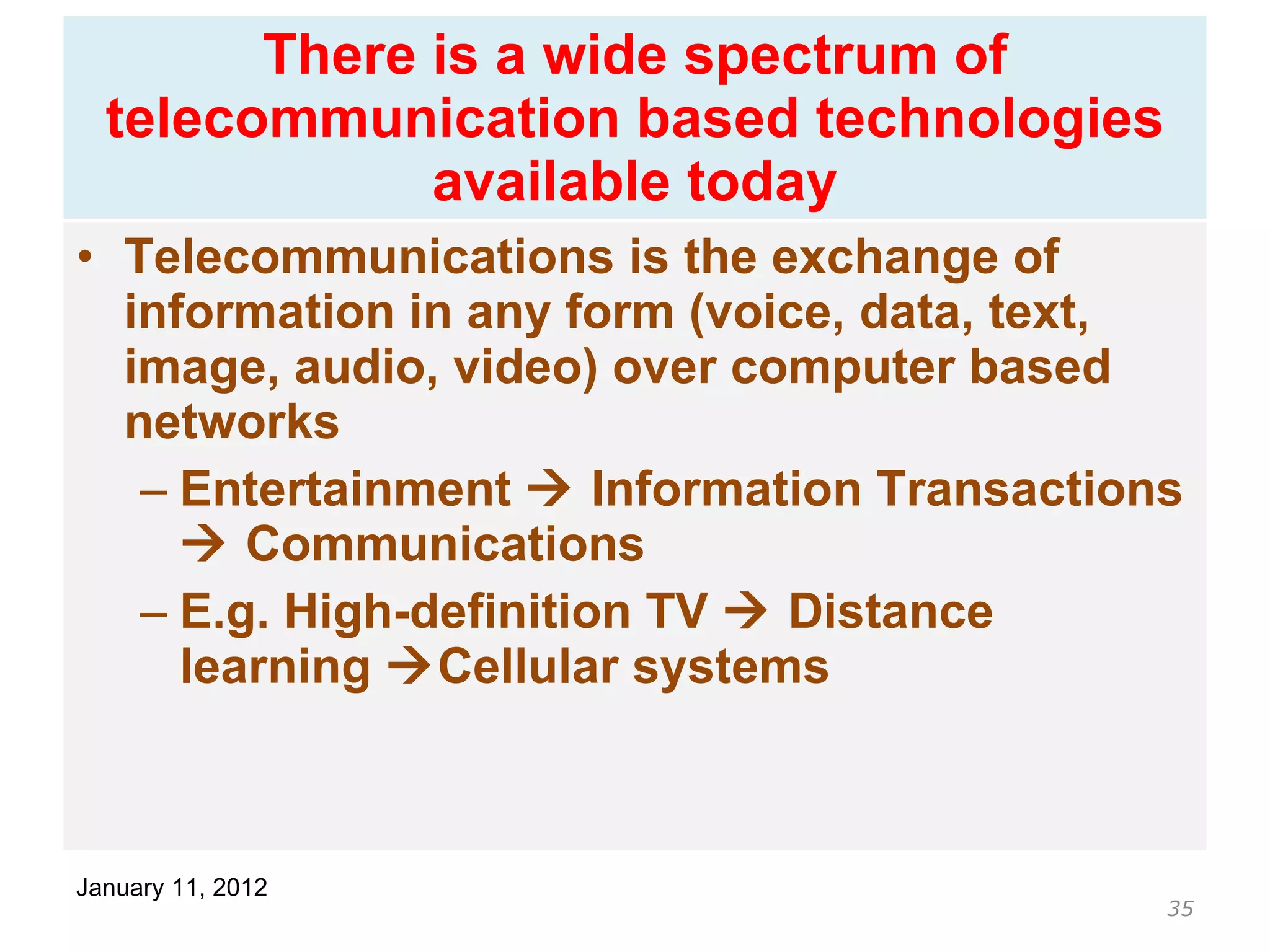 Information communication technology (ict) | PPT