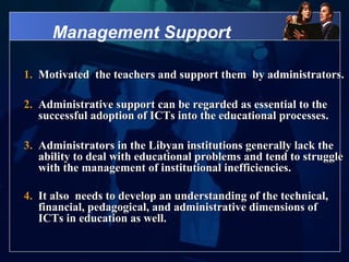 Information communication technology in libya for educational purposes ...