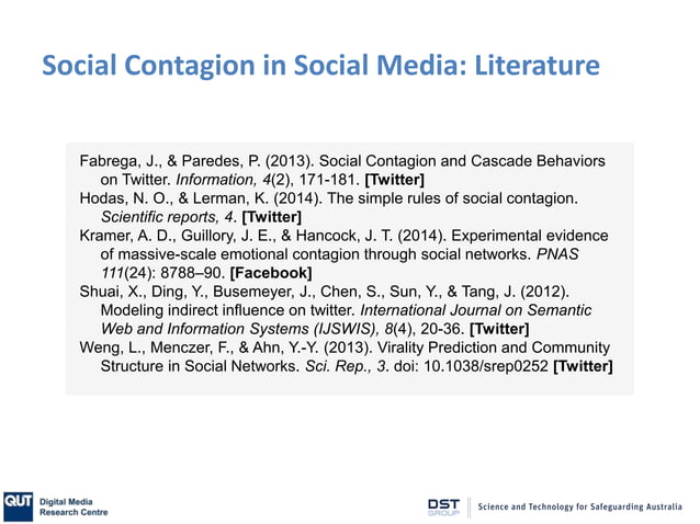 Information Contagion through Social Media: Towards a Realistic Model ...