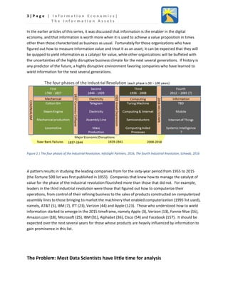 Information economics, the information assets | PDF