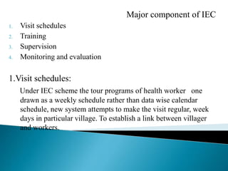 Information education communication (IEC) components, steps in PPT use ...