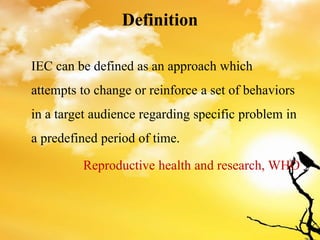 Information education communication | PPTX