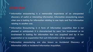 Information encountering | PPT | Free download