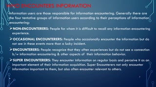 Information encountering | PPT