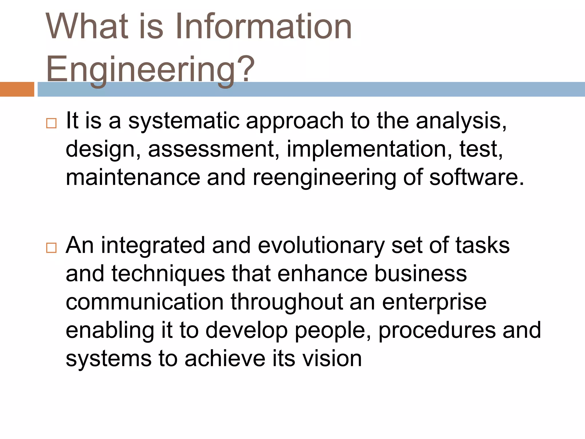 Information Engineering PPT | PPTX