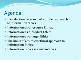 Information ethics | PPTX