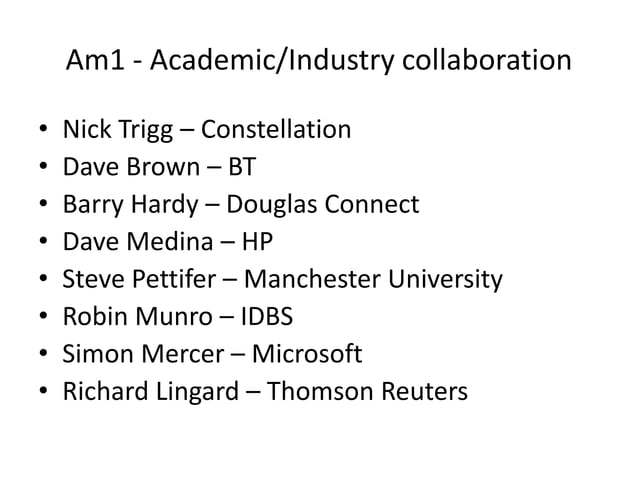 Academic and industry collaboration | PPTX | Technology & Computing