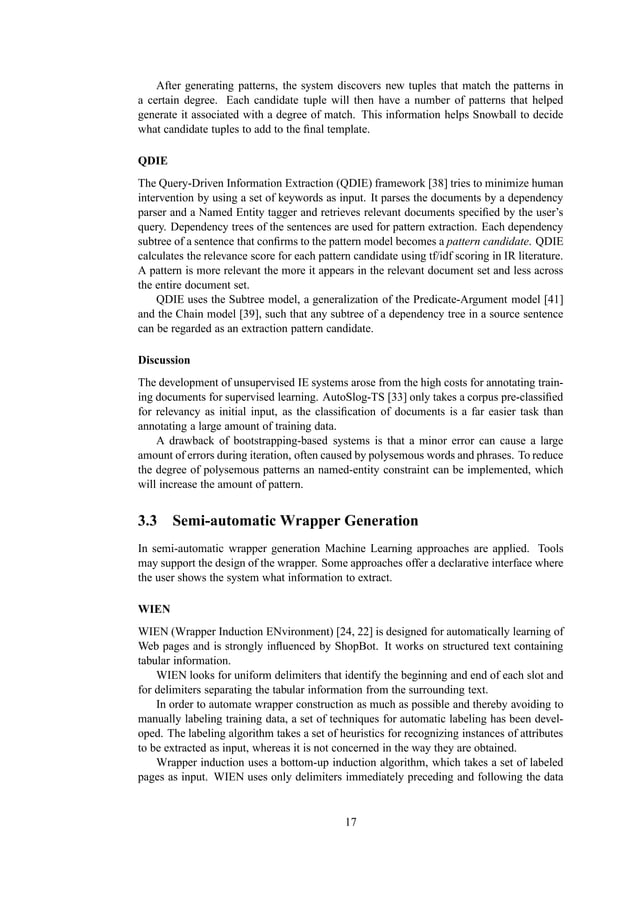 Information Extraction Systems Aspects And Characteristics Pdf