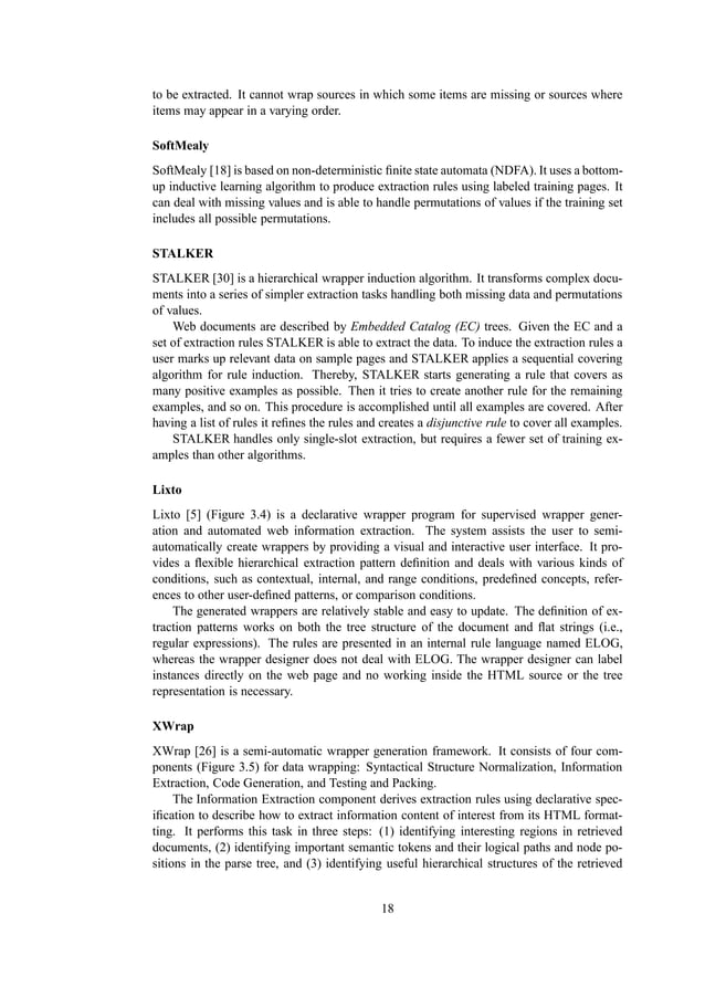 Information Extraction Systems Aspects And Characteristics