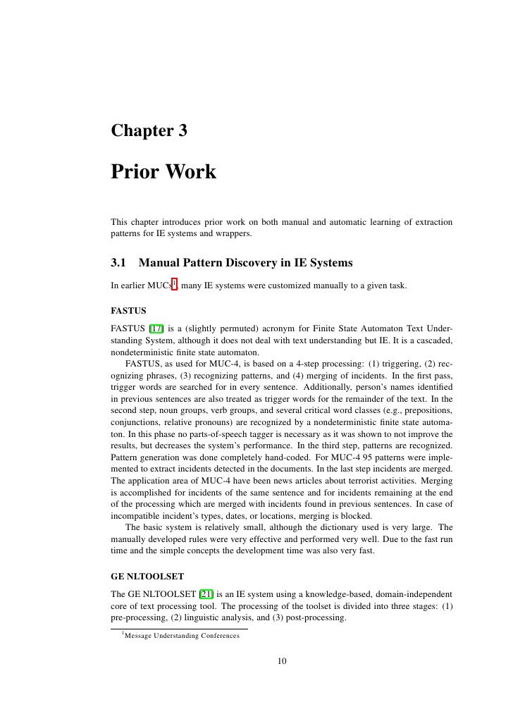 Information Extraction Systems Aspects And Characteristics