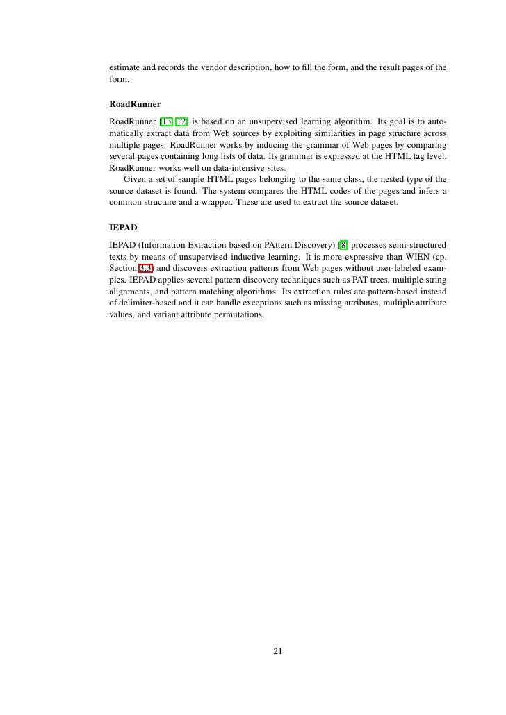 Information Extraction Systems Aspects And Characteristics