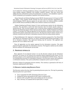 Information extraction using discourse | PDF