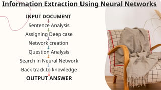 Information Extraction Using Neural Networks | PPTX
