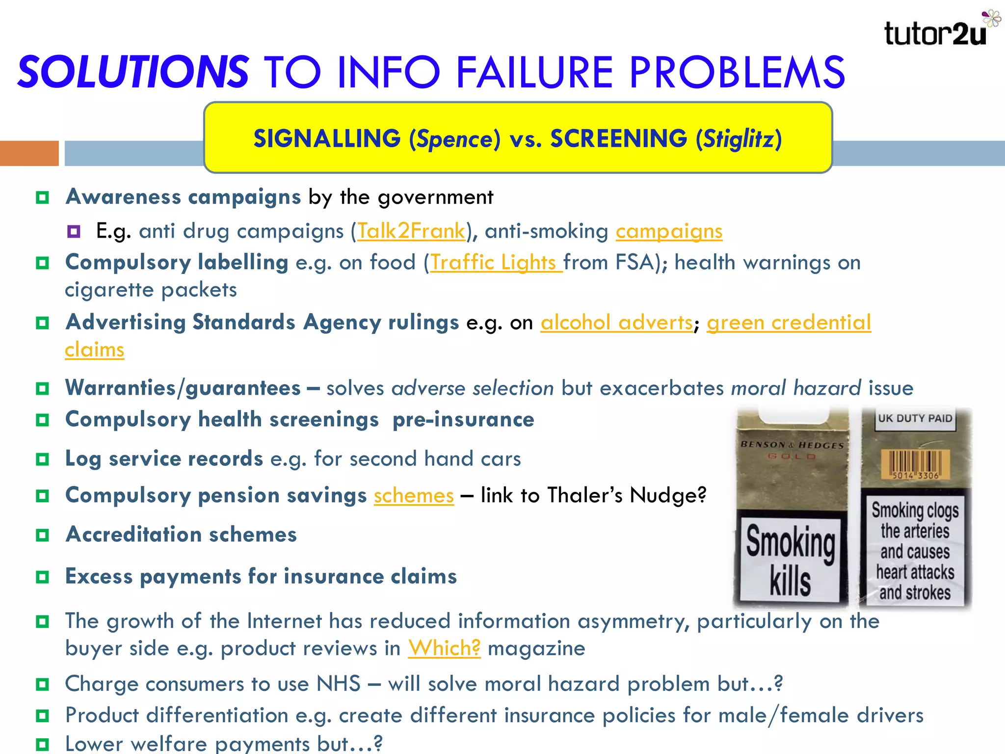 Information Failures in Markets | PDF