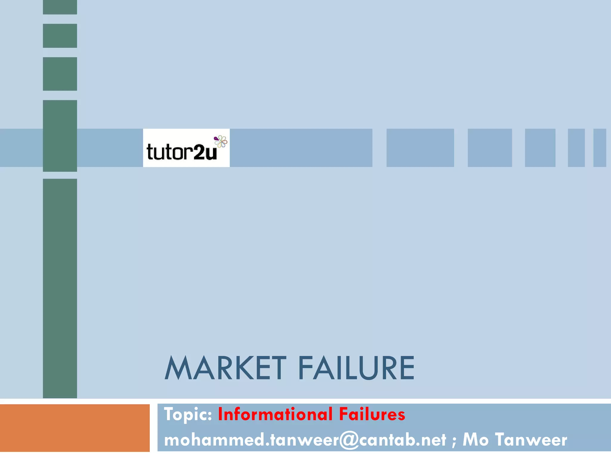 Information Failures in Markets | PDF