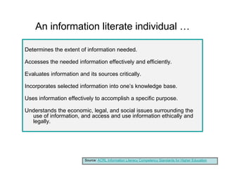 Information Fluency Strategies and Practices to Help Enhance Critical ...