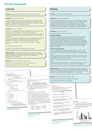 Information For Candidates Booklet | PDF