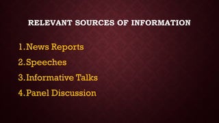 Information from Various Sources G10.pptx