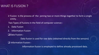 Information fusion | PPTX