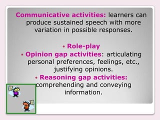 Information gap and tpr (total physical response) activites. PowerPoint ...