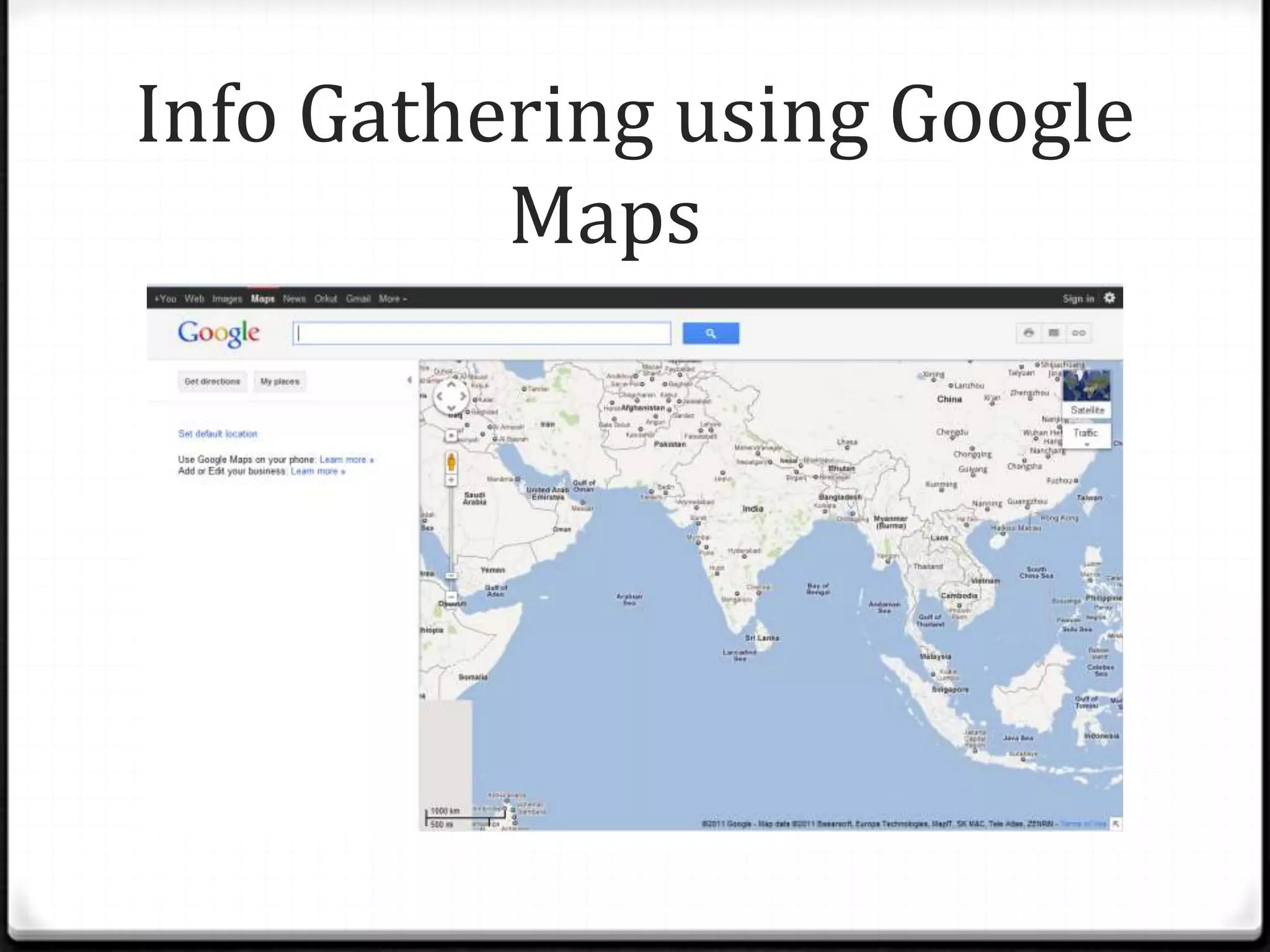 Information gathering | PPTX