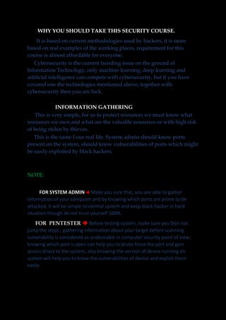 Information gathering | PDF