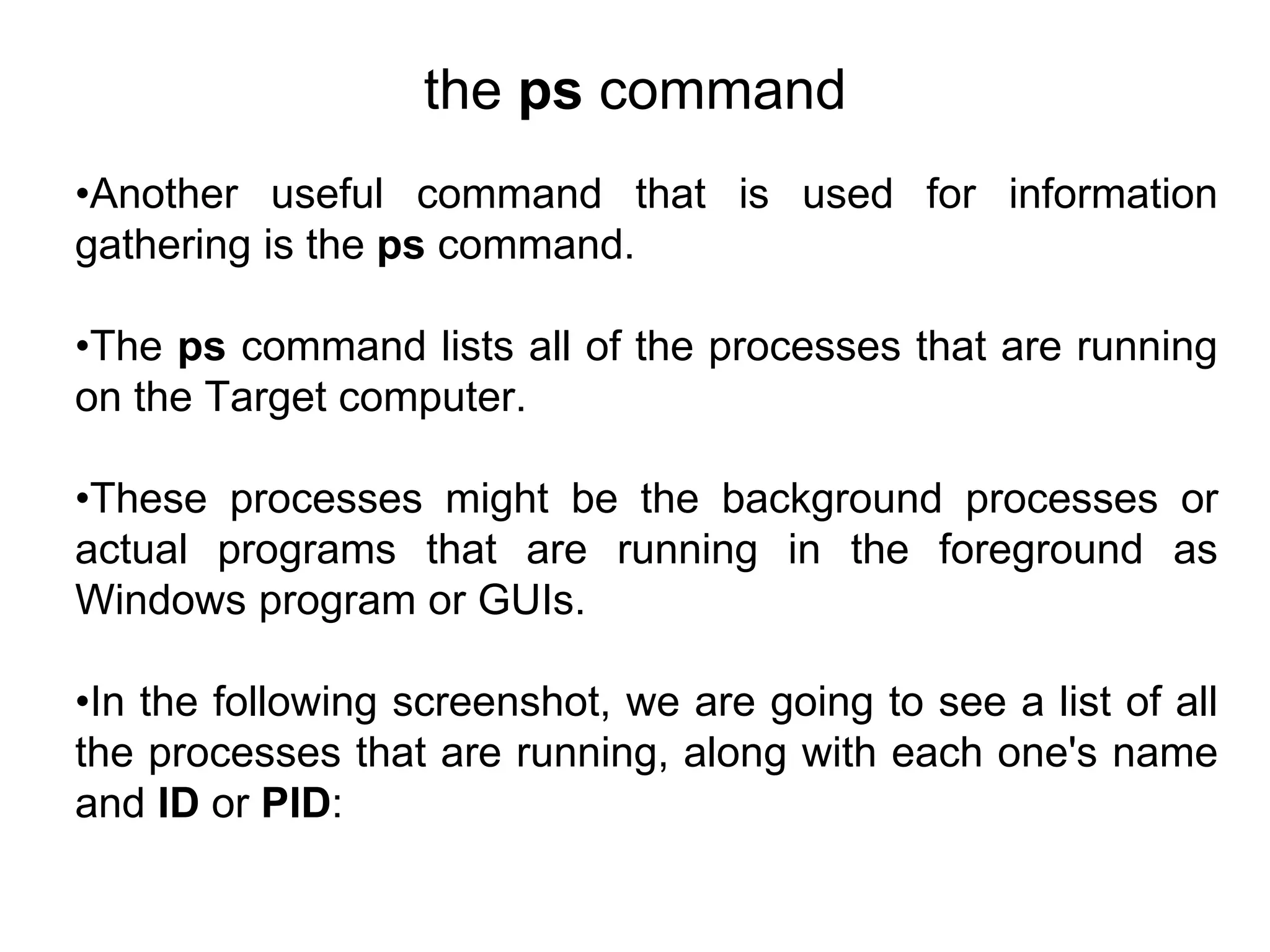 Penetration Testing Information Gathering Ppt