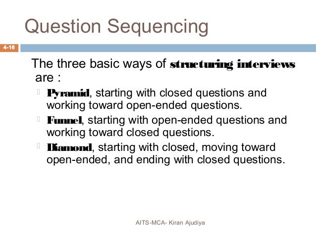Information gathering interactive methods