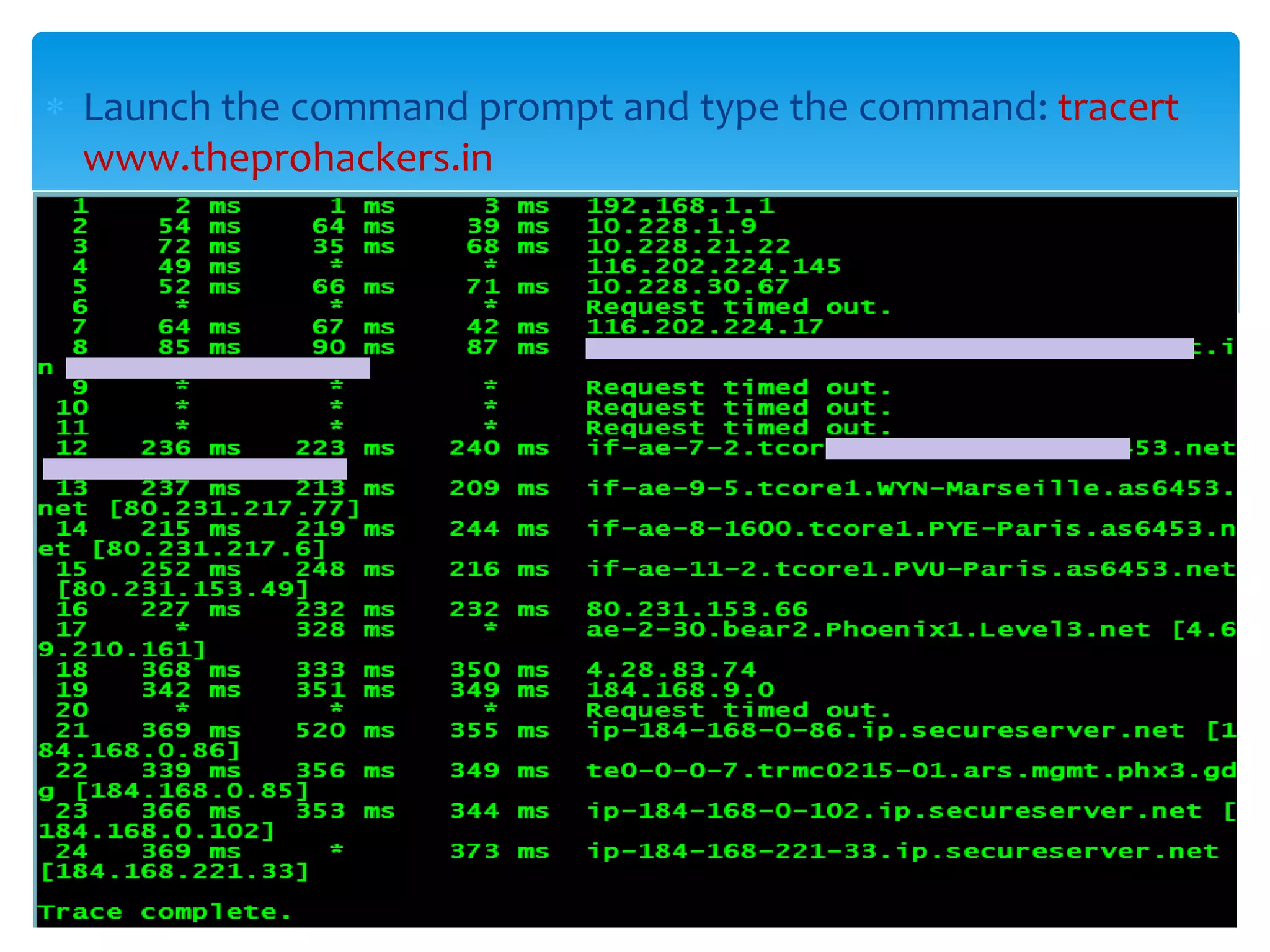 Information Gathering Using Windows Command Line Utility Pptx Operating Systems Computer